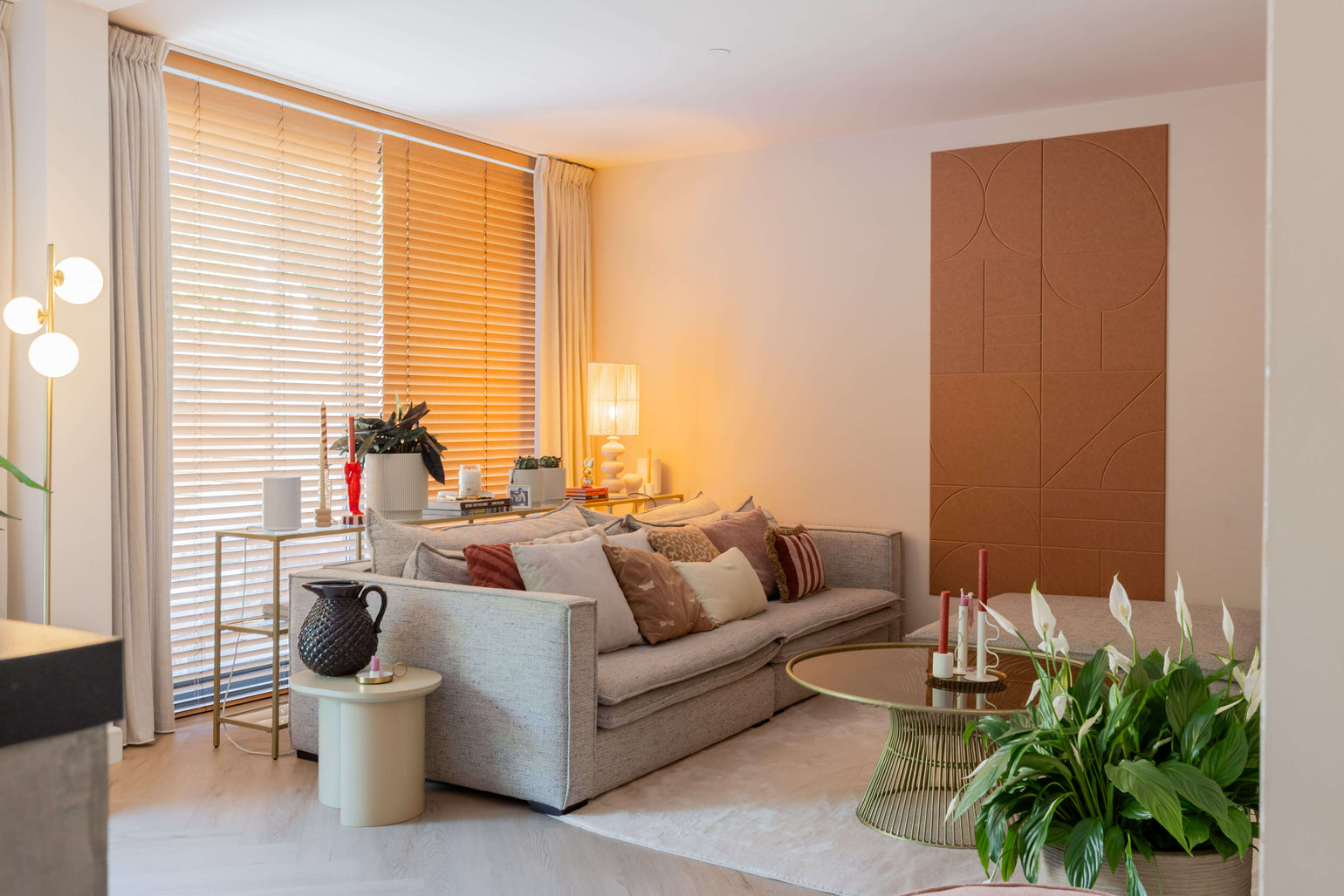 Sadé Design Set | Akoestische Wandpanelen van Vilt | Organisch design ...