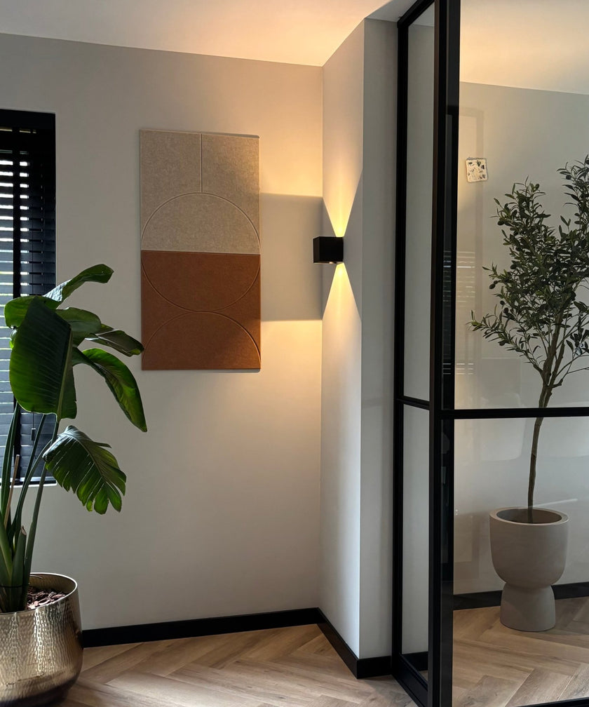 Sadé Design Set | Akoestische Wandpanelen van Vilt | Organisch design ...