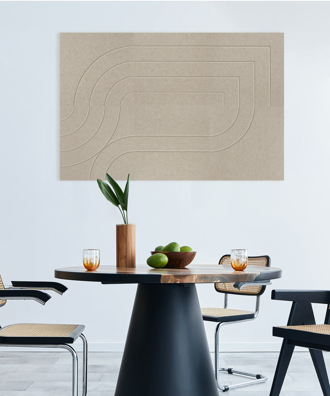 Loa Design Set | Akoestische Wandpanelen van Vilt | Abstract – Maeven