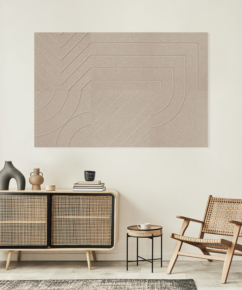 Loa Design Set | Akoestische Wandpanelen van Vilt | Abstract – Maeven