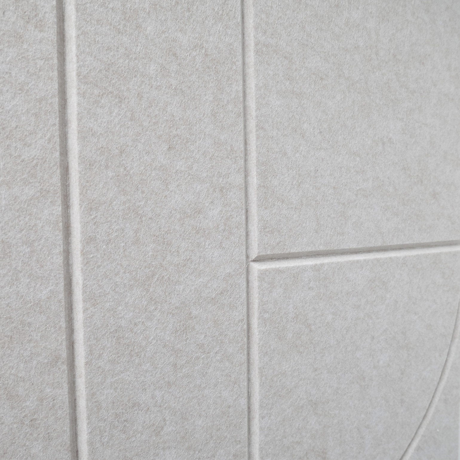 Accoustic wall panel Straight lines & quarter circle | Sadé VIII – Maeven