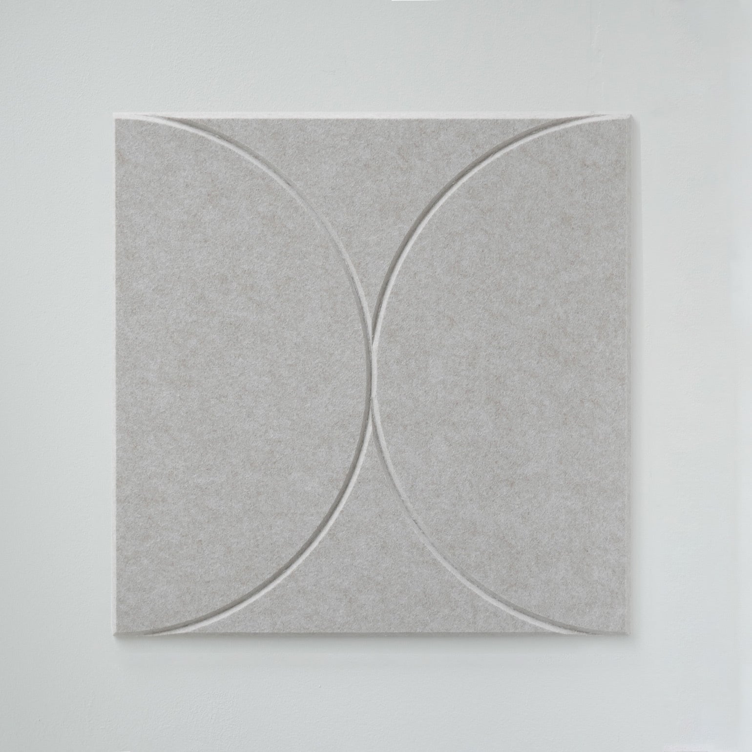 Accoustic wall panel 2 mirrored arches | organic | Sadé I – Maeven